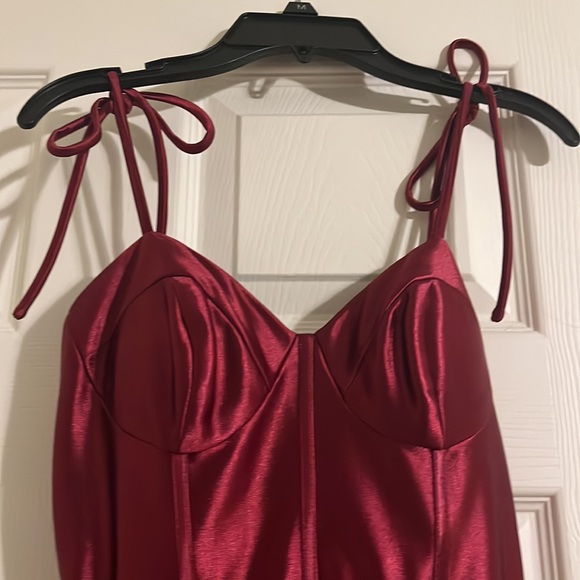 Jules & Cleo | Dresses | Jules Cleo Satin Prom Dress Davids Bridal Size ...